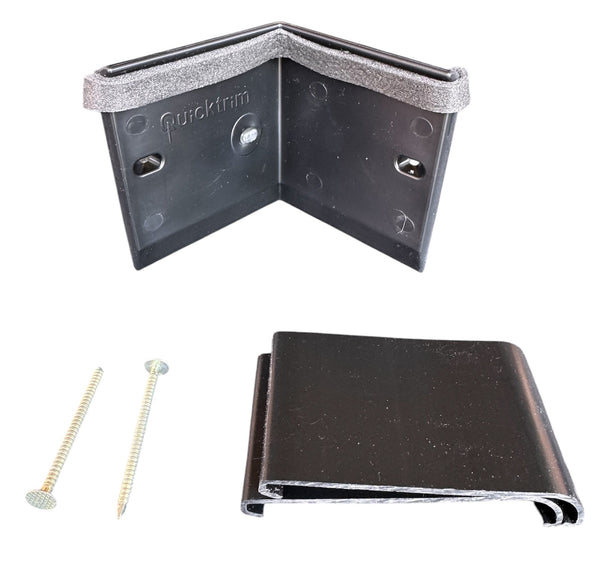 Drip Edge Corner by Quicktrim – Easy Roof Installation – Rubber Flat ...